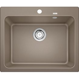 Granitsp&uuml;le Blanco "NAYA 6", braun (tartufo), B:62cm H:22cm T:51cm, Verbundwerkstoff, K&uuml;chensp&uuml;len