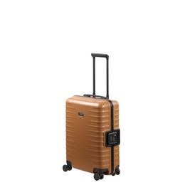 TITAN&reg; Trolley TITAN "OVERSEAS Koffer Hartschale", Gr. B/H/T: 40cm x 55cm x 20cm 38 l, canyon bronze, Polycarbonat, Koffer, mit TSA-Rahmenschloss, Mono-Lock und kratzresistenter Oberfl&auml;che