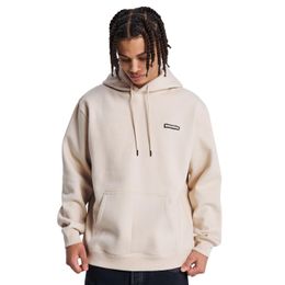 Kapuzensweatshirt DC Shoes "Patch It", Herren, Gr. L, beige (oatmeal), Obermaterial: 60% Baumwolle, 40% Polyester., Sweatshirts
