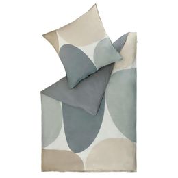 Sch&ouml;ner Wohnen Sch&ouml;ner Wohnen Wendebettw&auml;sche SW-Pebble grau, Creme, Grau, Hellgrau, Beige, Textil, Graphik, 135x200 cm, Oeko-Tex&reg; Standard 100, pflegeleicht, atmungsaktiv, hautfreundlich, angenehm w&auml;rmend, schadstoffgepr&uuml;ft, weiche und anschmiegsame Oberfl&auml;che, Schlaftextilien, Bettw&auml;sche, Bettw&auml;sche, Perkal-Bettw&auml;sche
