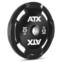 Hantelscheiben Gummi-Gripper - 50 mm - ATX Logo - 25 kg