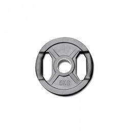 Hantelscheiben Gummi-Gripper - 50 mm - schwarz - 5 kg