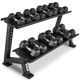 Hex-Hantelsatz Gummi 5-20 kg