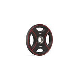 Polyurethan 4-Grip Hantelscheibe 30 mm - Gewicht 1,25 kg