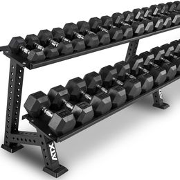 Hex-Hantelsatz Gummi 5-40 kg
