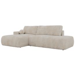 ECKSOFA TAREN L Beige Cord - Links