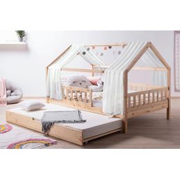 Hausbett KIM Naturfarben ca. 100x200 cm Echtholz