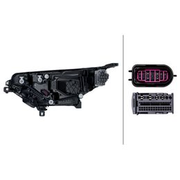 Hella Hauptscheinwerfer 1ex015437521 LED rechts f&uuml;r VW