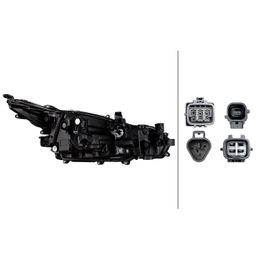 Hella Hauptscheinwerfer 1ex354895051 LED links f&uuml;r TOYOTA