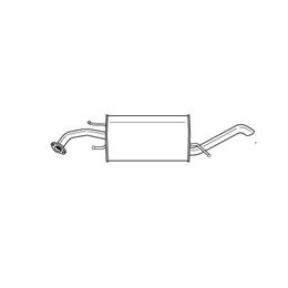 SIGAM Endschalld&auml;mpfer 73621 f&uuml;r CHEVROLET