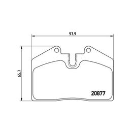 MAGNETI MARELLI Bremsbelagsatz, Scheibenbremse 363700485094 f&uuml;r FERRARI MASERATI VW SATURN Porsche