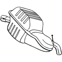 BOSAL Endschalld&auml;mpfer 235139 f&uuml;r Volvo