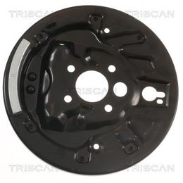 TRISCAN Spritzblech, Bremsscheibe 812529265 Hinterachse rechts f&uuml;r VW