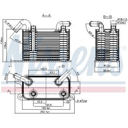 NISSENS &Ouml;lk&uuml;hler, Automatikgetriebe 90722 f&uuml;r VW