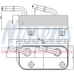 NISSENS &Ouml;lk&uuml;hler, Automatikgetriebe 90658 f&uuml;r BMW ALPINA