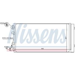 NISSENS Kondensator, Klimaanlage 940160 f&uuml;r RENAULT