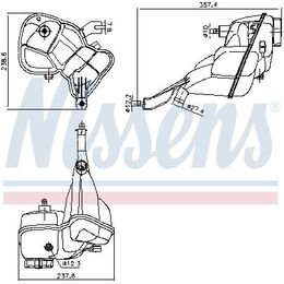 NISSENS Ausgleichsbeh&auml;lter, K&uuml;hlmittel 996275 f&uuml;r Mercedes
