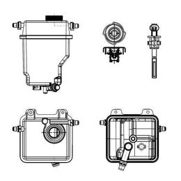NRF Ausgleichsbeh&auml;lter, K&uuml;hlmittel 454036 f&uuml;r BMW LAND ROVER