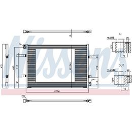 NISSENS Kondensator, Klimaanlage 941467 f&uuml;r Volvo