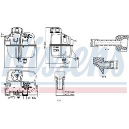 NISSENS Ausgleichsbeh&auml;lter, K&uuml;hlmittel 996266 f&uuml;r BMW
