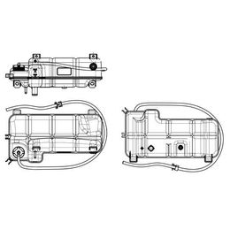 NRF Ausgleichsbeh&auml;lter, K&uuml;hlmittel 454046 f&uuml;r Iveco