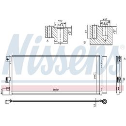 NISSENS Kondensator, Klimaanlage 940791 f&uuml;r Vaughall