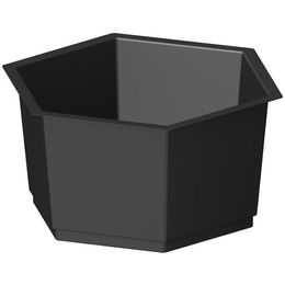 TraumGarten Kunststoffeinsatz f&uuml;r sechseckigen Pflanzk&uuml;bel, 60 cm (37l)