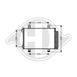DIEDERICHS Kondensator, Klimaanlage dcc1792 f&uuml;r Opel Suzuki