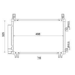 Mahle Kondensator, Klimaanlage ac793000s f&uuml;r TOYOTA