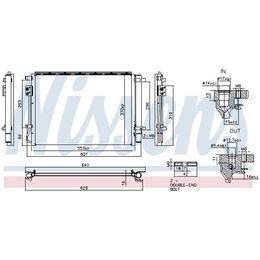 NISSENS Kondensator, Klimaanlage 940874 f&uuml;r HYUNDAI