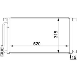 Mahle Kondensator, Klimaanlage ac235001s f&uuml;r BMW