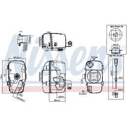 NISSENS Ausgleichsbeh&auml;lter, K&uuml;hlmittel 996181 f&uuml;r Volvo