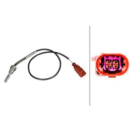 Hella Sensor, Abgastemperatur 6pt010376951 f&uuml;r VW