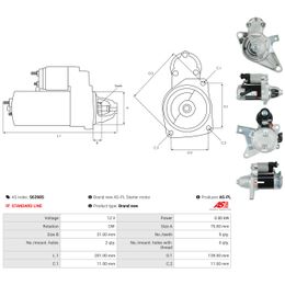 AS-PL Starter s6398s f&uuml;r HONDA