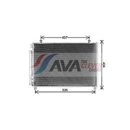 AVA QUALITY COOLING Kondensator, Klimaanlage sz5154d f&uuml;r Suzuki