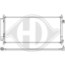 DIEDERICHS Kondensator, Klimaanlage dcc1664 f&uuml;r HONDA