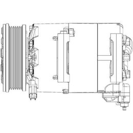 Mahle Kompressor, Klimaanlage BEHR HELLA SERVICE *** PREMIUM LINE acp310000p f&uuml;r Ford Volvo (CHANGAN)