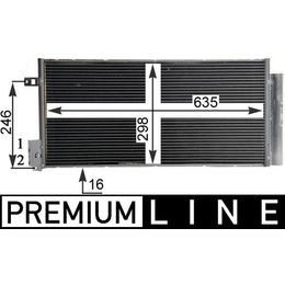Mahle Kondensator, Klimaanlage ac505000p f&uuml;r Vaughall LANCIA ALFA ROMEO GM ABARTH