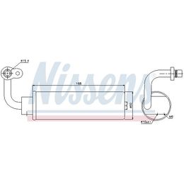NISSENS Trockner, Klimaanlage 95444 f&uuml;r NISSAN