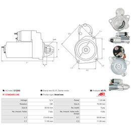 AS-PL Starter s1226s f&uuml;r Opel Chrysler GM