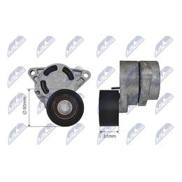 NTY Spannrolle, Keilrippenriemen rnkns035 f&uuml;r Vaughall NISSAN RENAULT