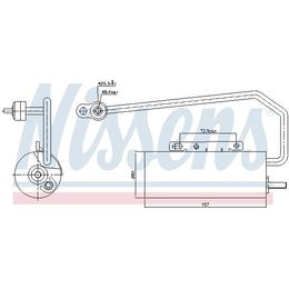 NISSENS Trockner, Klimaanlage 95409 f&uuml;r Vaughall