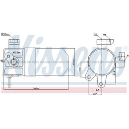 NISSENS Trockner, Klimaanlage 95602 f&uuml;r Audi