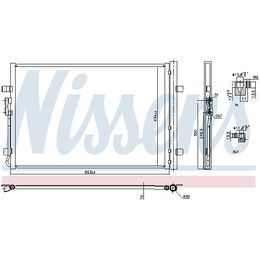 NISSENS Kondensator, Klimaanlage 941183 f&uuml;r VW