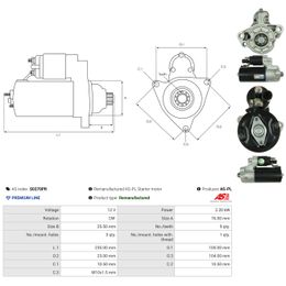 AS-PL Starter s0270pr f&uuml;r Porsche VW