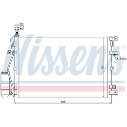 NISSENS Kondensator, Klimaanlage 94937 f&uuml;r Volvo