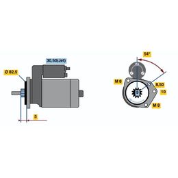 Bosch Starter 0986016790 f&uuml;r VW