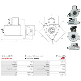AS-PL Starter s3097s f&uuml;r VW