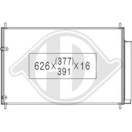 DIEDERICHS Kondensator, Klimaanlage dcc1816 f&uuml;r TOYOTA