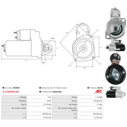 AS-PL Starter s0764s f&uuml;r Volvo